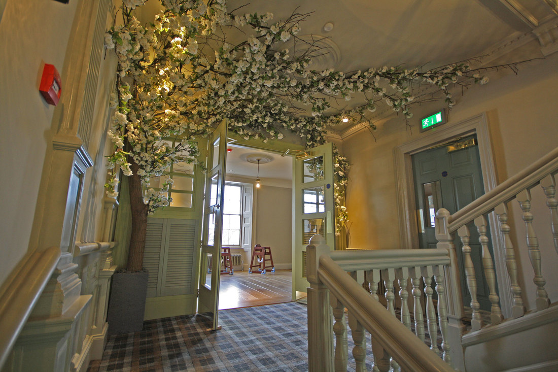 Bespoke Artificial Ceiling Canopy Trees - Design Example