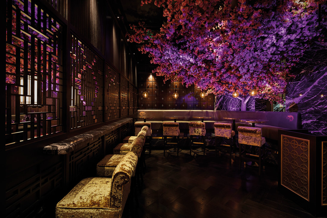 Bespoke Artificial Ceiling Canopy Trees - Design Example