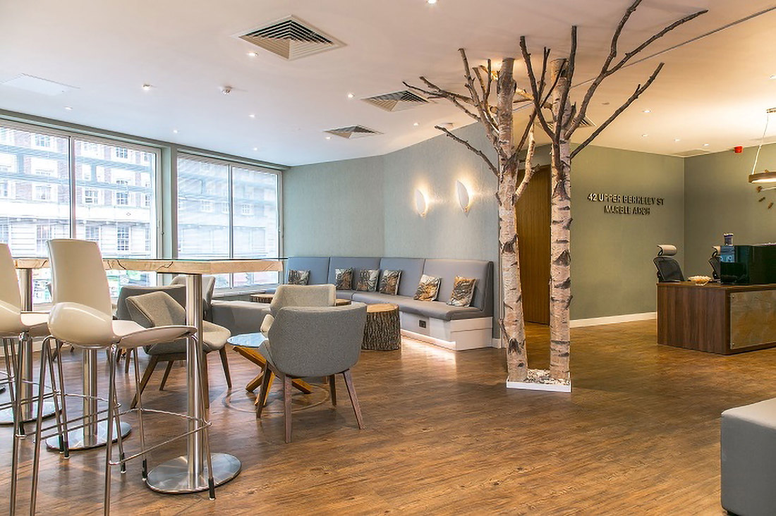 Bespoke Preserved Bare Birch Trees - Design Example