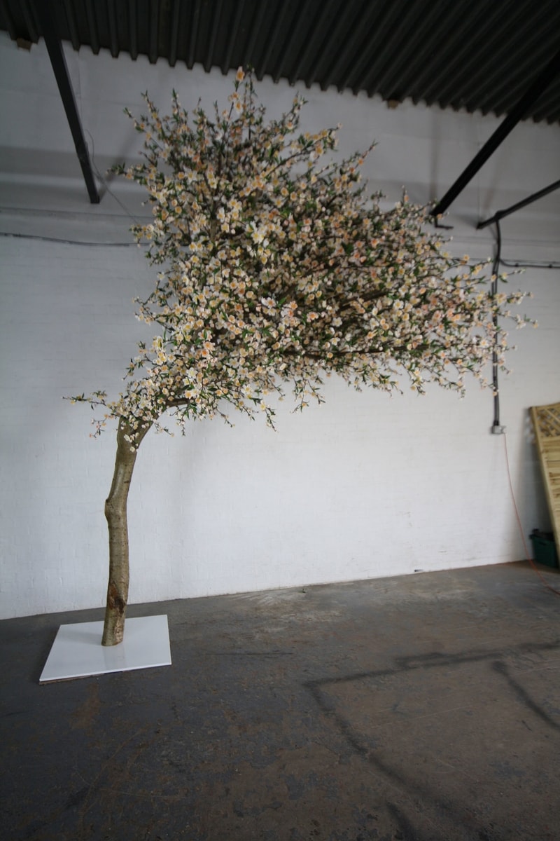 Bespoke Artificial Corner and Leaning Trees - Design Example