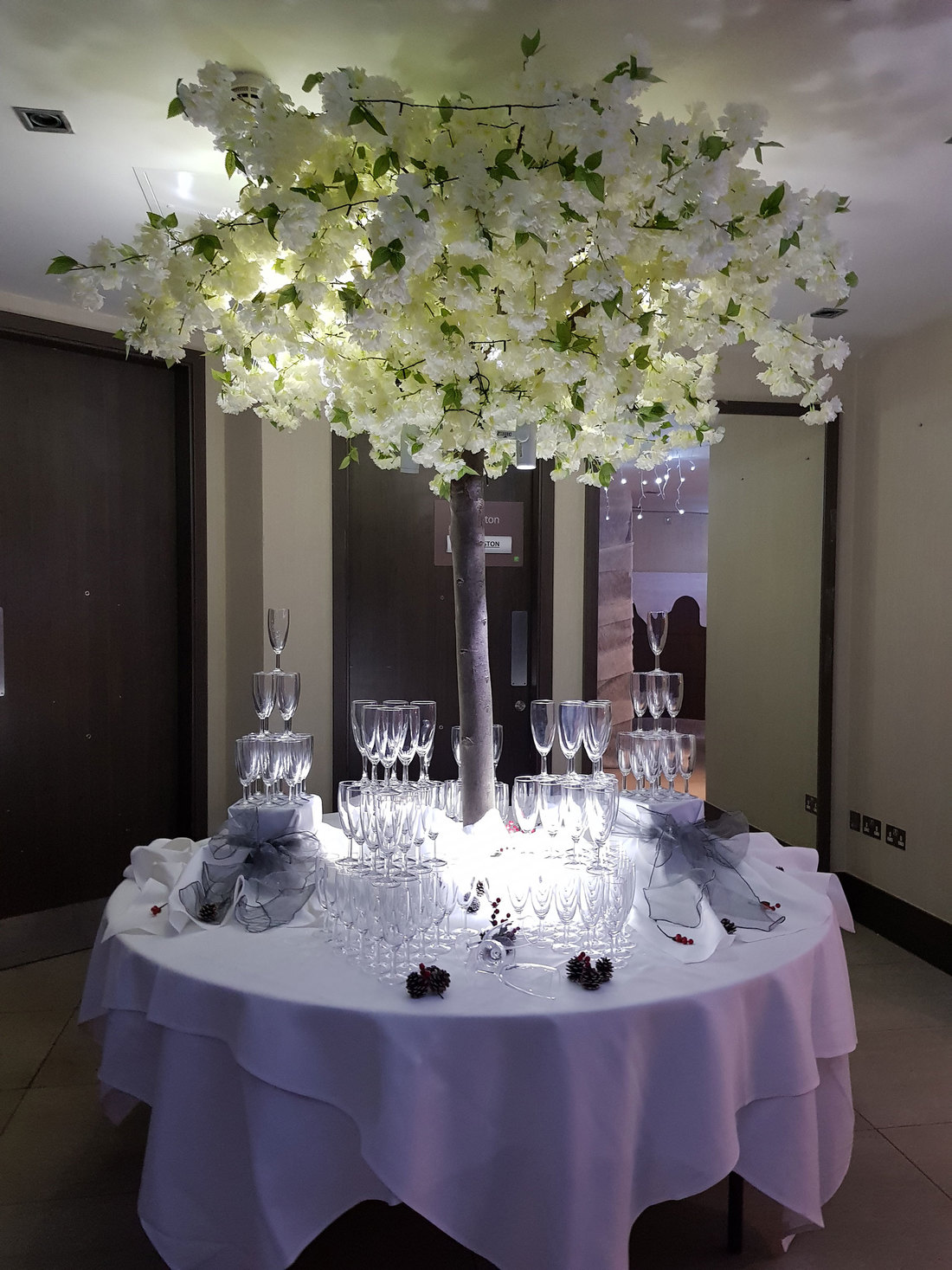 Bespoke Artificial Table Top Trees - Design Example