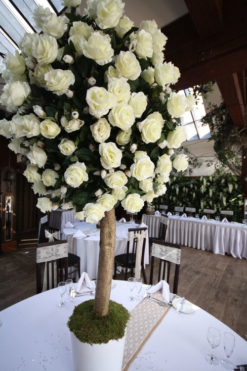 Bespoke Artificial Table Top Trees - Design Example