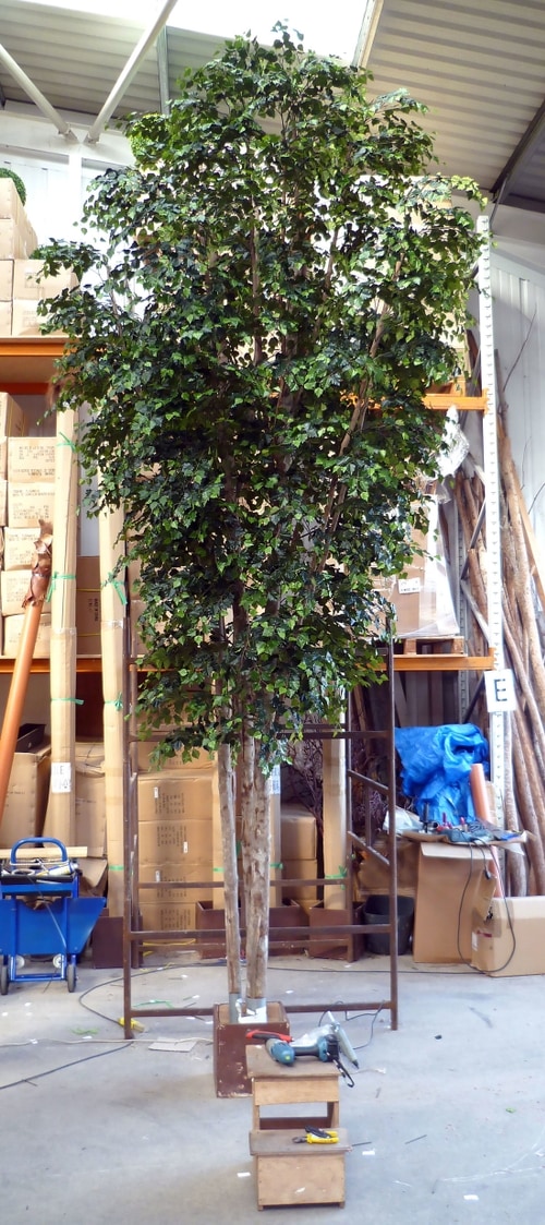 Bespoke Artificial Green Birch Trees - Design Example