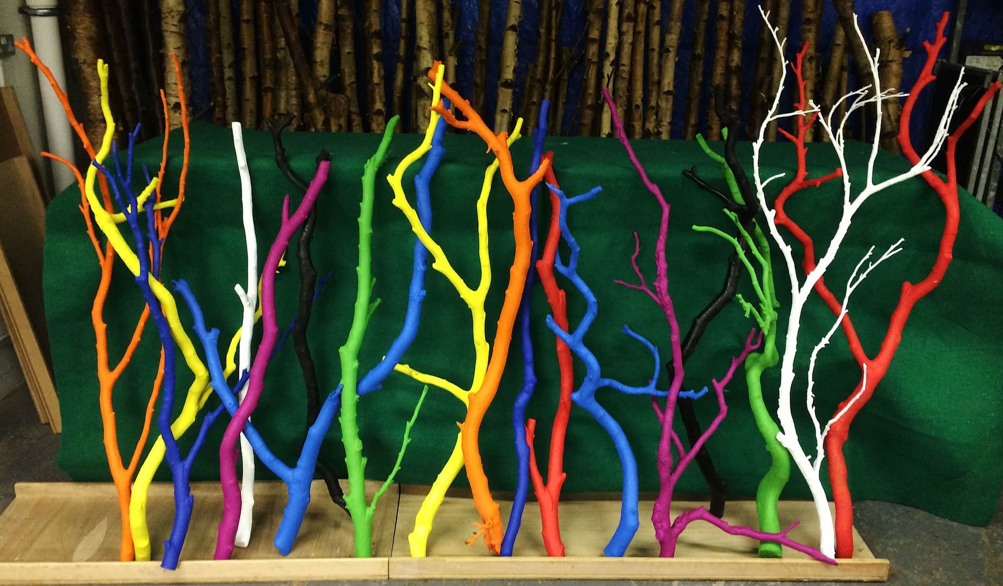 Bespoke Coloured Trees & Branches from plantART