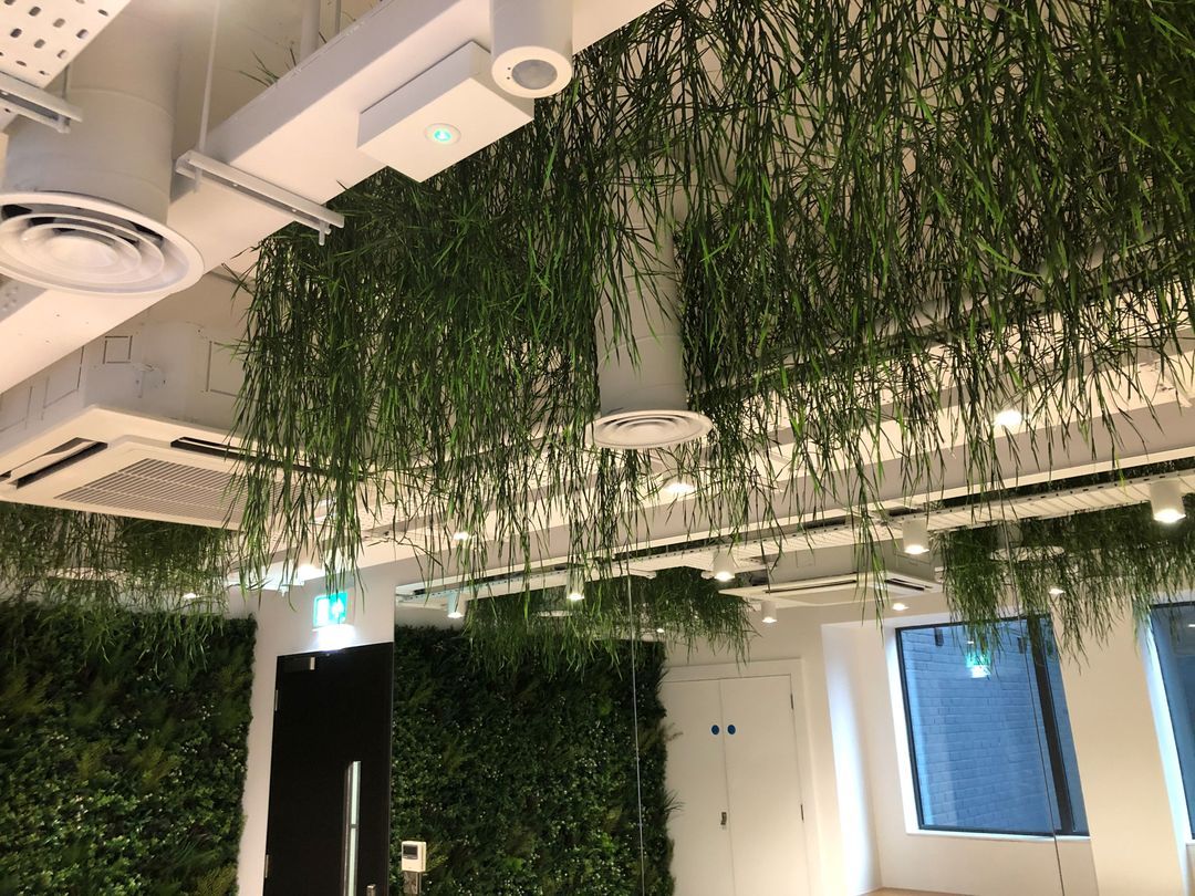Bespoke Artificial Planting for Ceiling and Canopy - Design Example