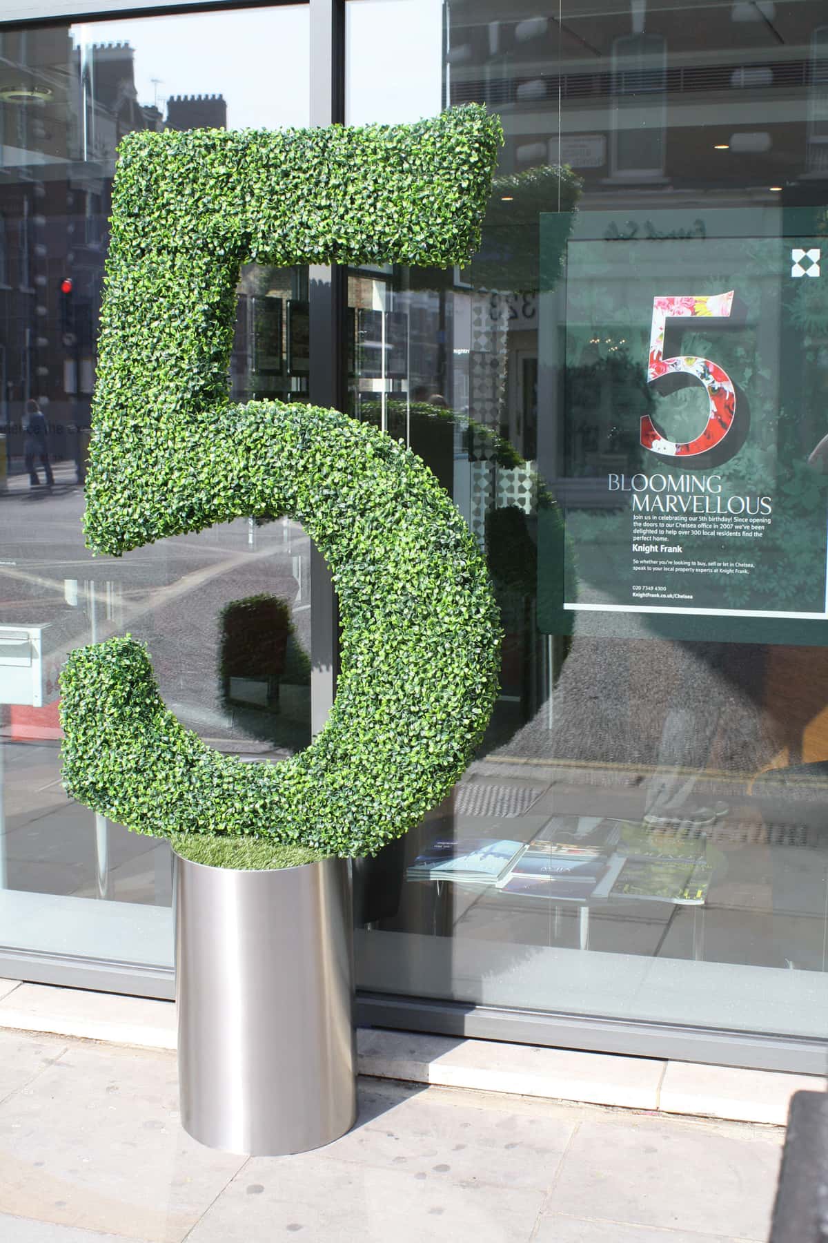 Bespoke Artificial Topiary Letters, Numbers & Shapes - Design Example