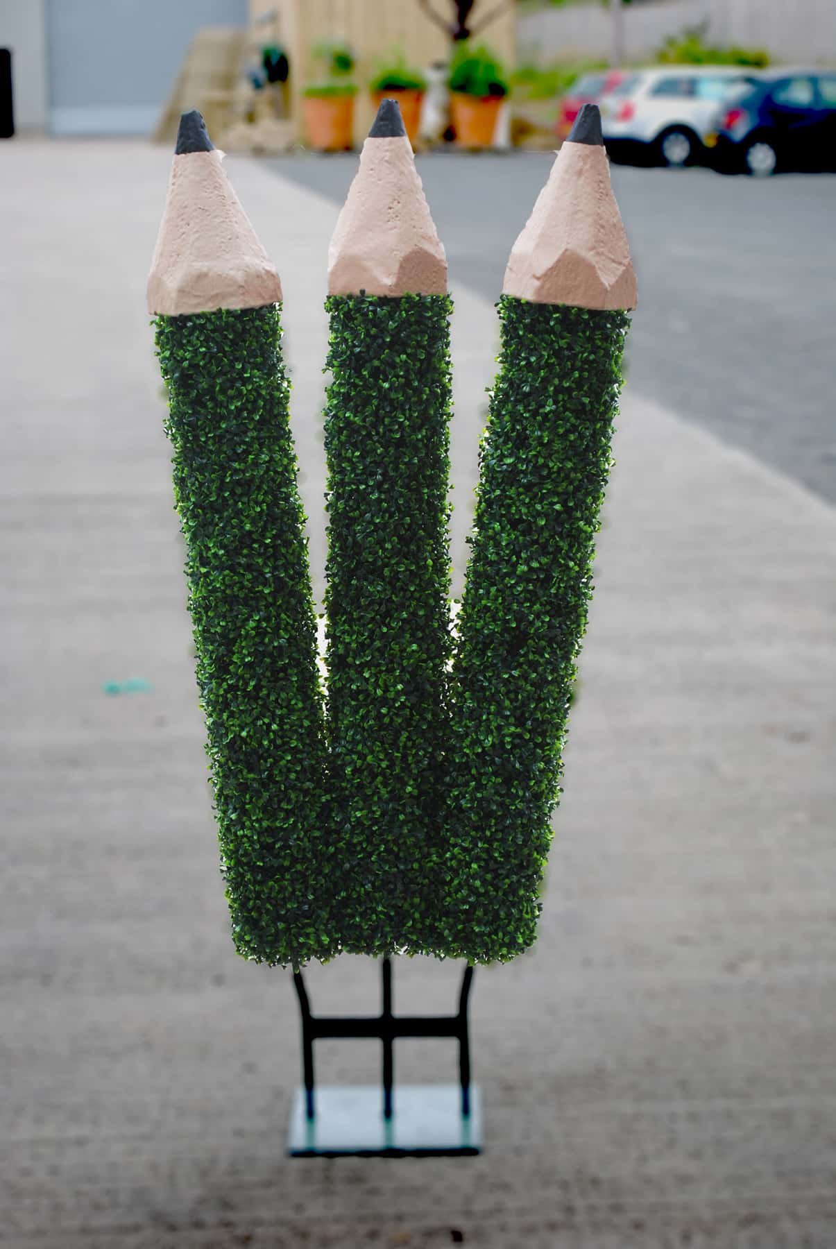 Bespoke Artificial Topiary Letters, Numbers & Shapes - Design Example