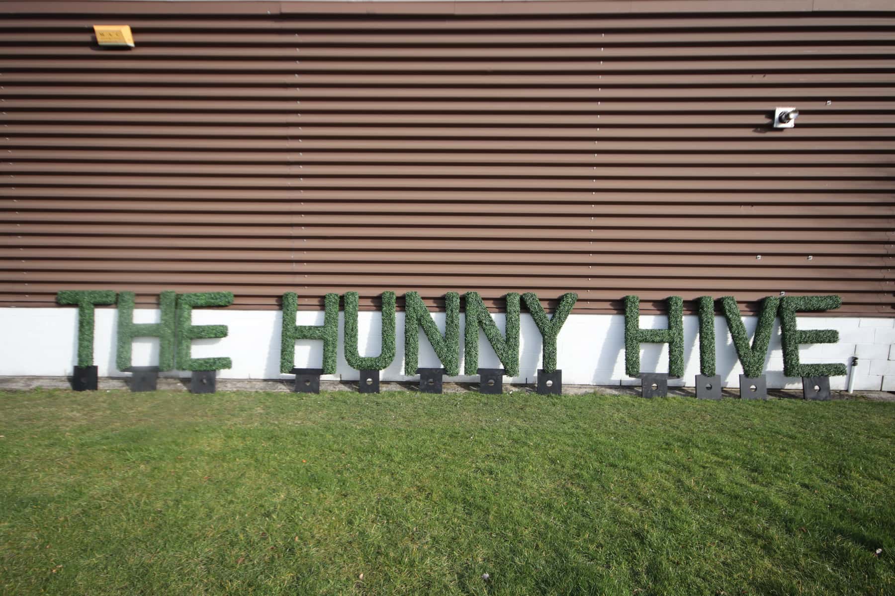 Bespoke Artificial Topiary Letters, Numbers & Shapes - Design Example