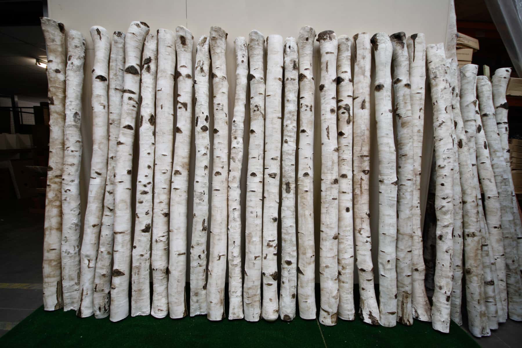 Bespoke Preserved Birch Poles - Design Example