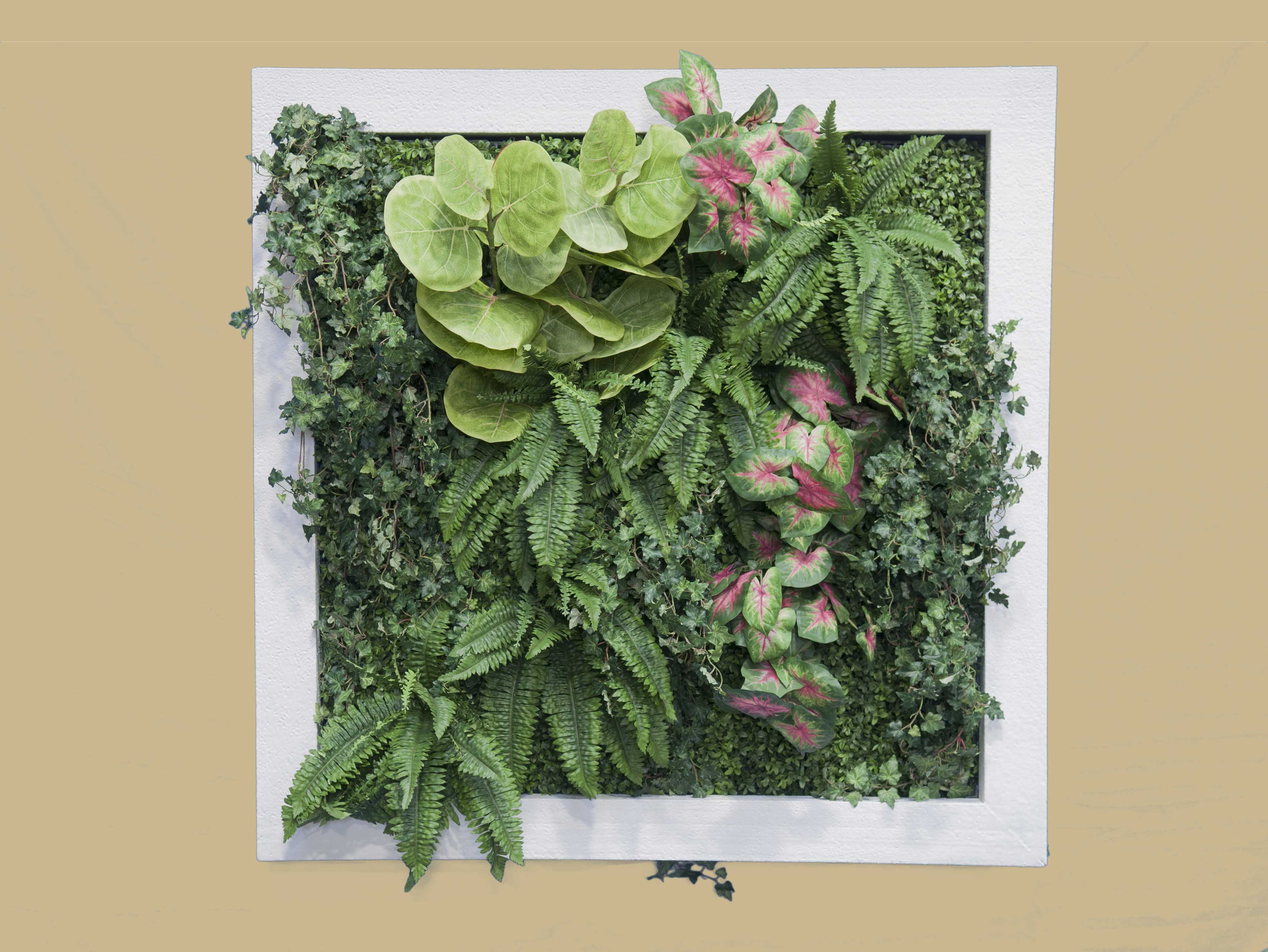 Bespoke Artificial Foliage Green Wall Panels - Design Example