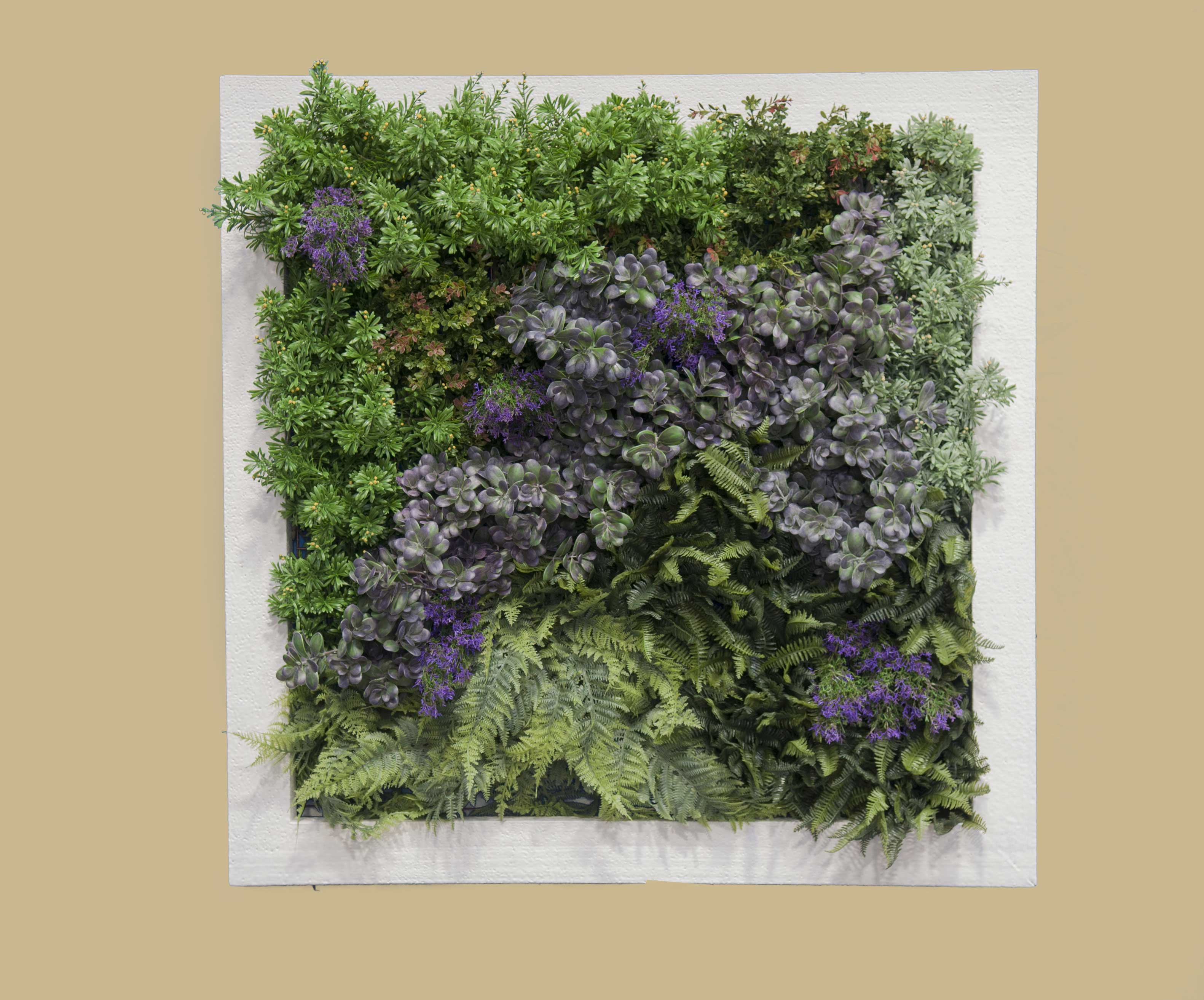 Bespoke Artificial Foliage Green Wall Panels - Design Example