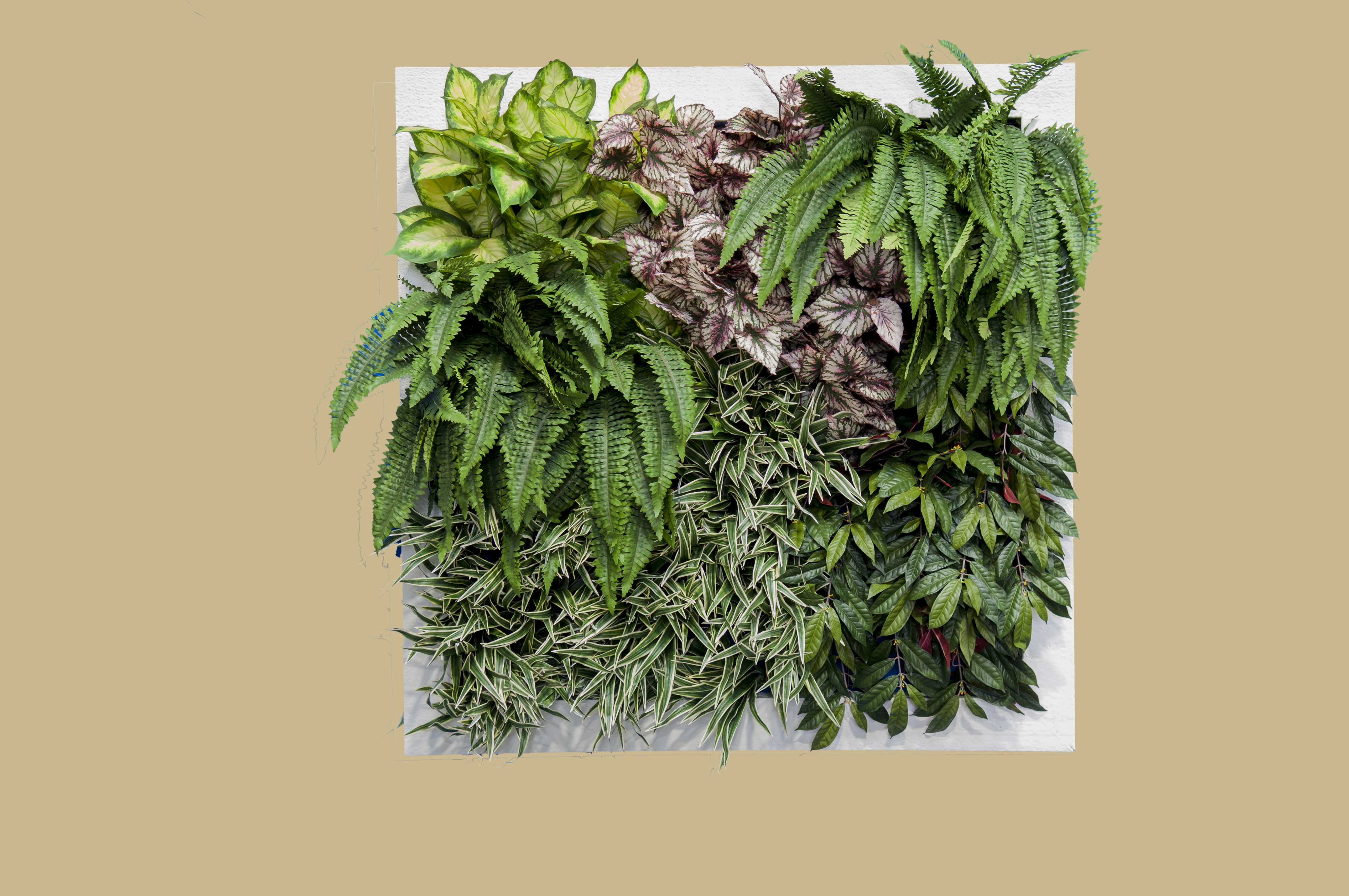 Bespoke Artificial Foliage Green Wall Panels - Design Example