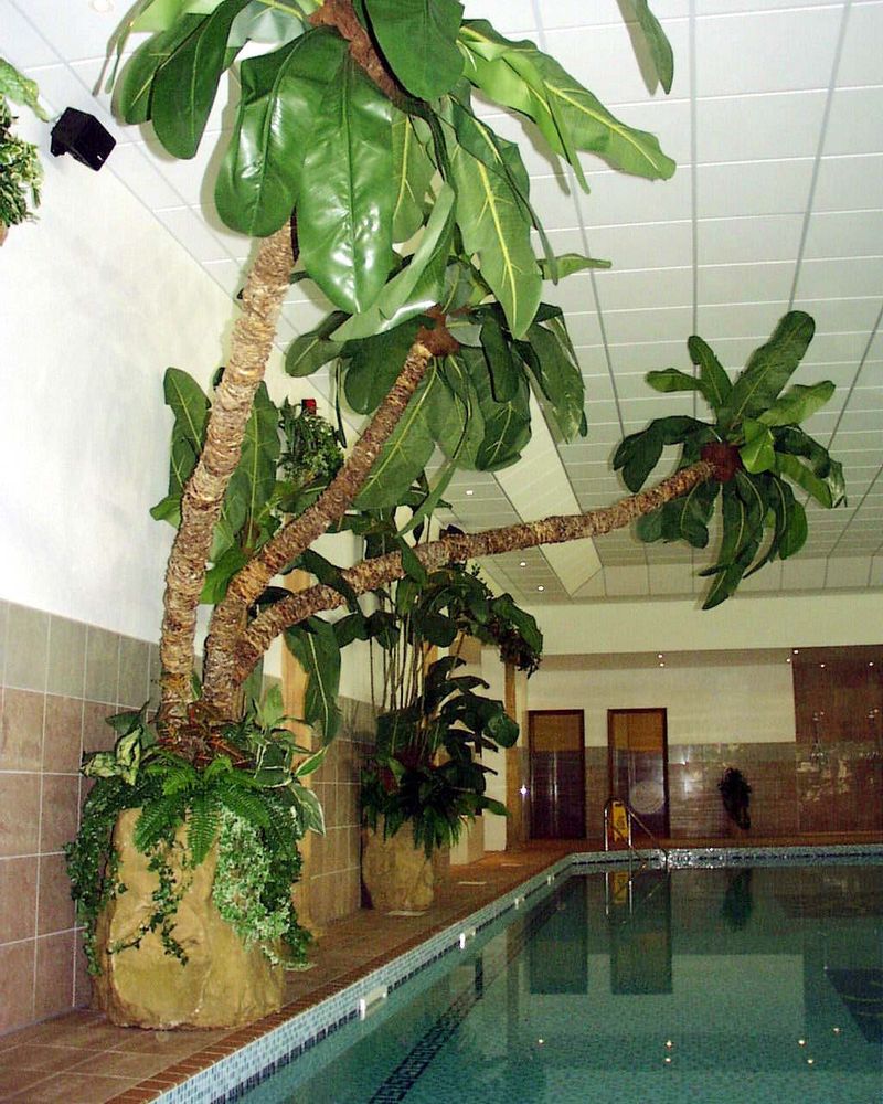 Bespoke Artificial Corner and Leaning Trees - Design Example