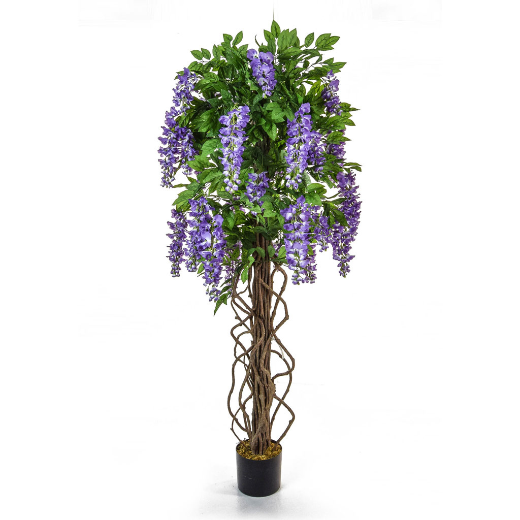 Artificial Wisteria Tree Pink 160cm from plantART