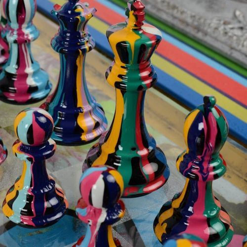 More Or Less III (Duck) Chess Set - Purling