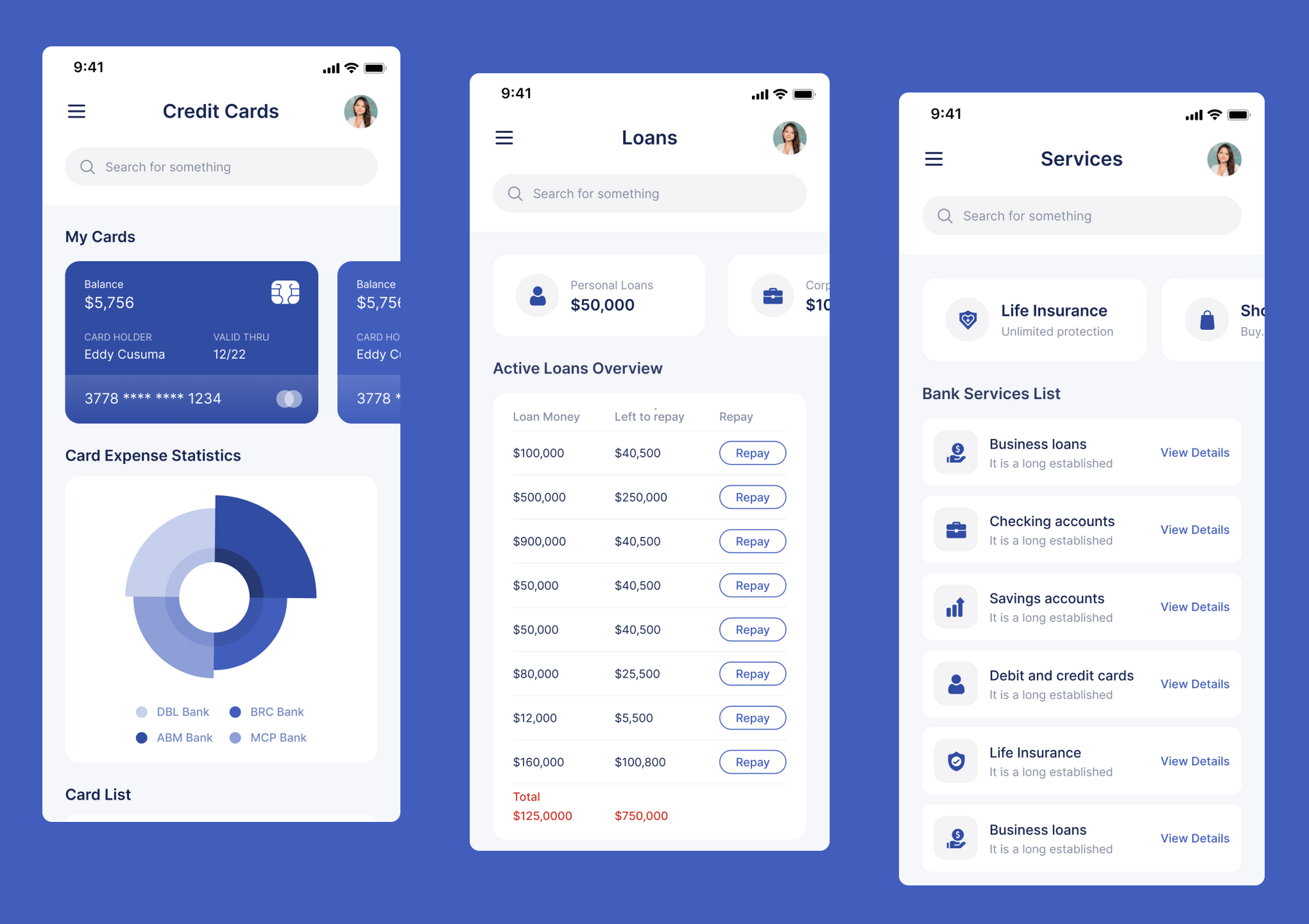 Soft bank: Online banking app UI kit for Flutter by DhiWise