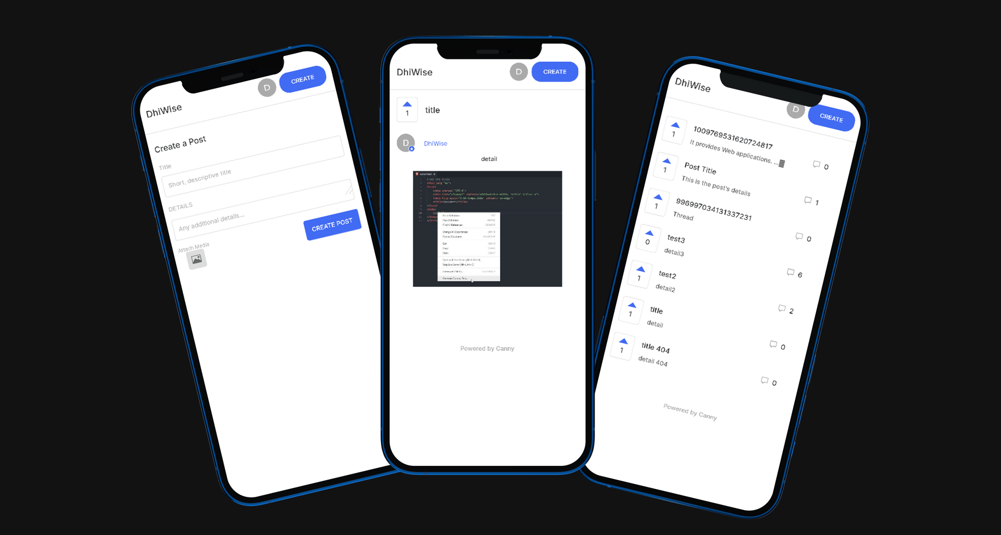 Build Mobile Flutter Feedback app with Canny using DhiWise