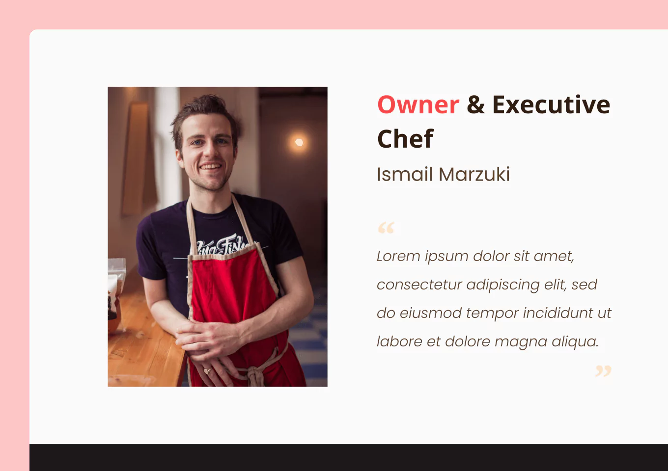 Restaurant Website Template for React Web App by DhiWise