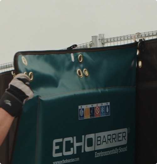 Echo Barrier Temporary Acoustic Barriers | Acoustic Barrier | Why Echo ...