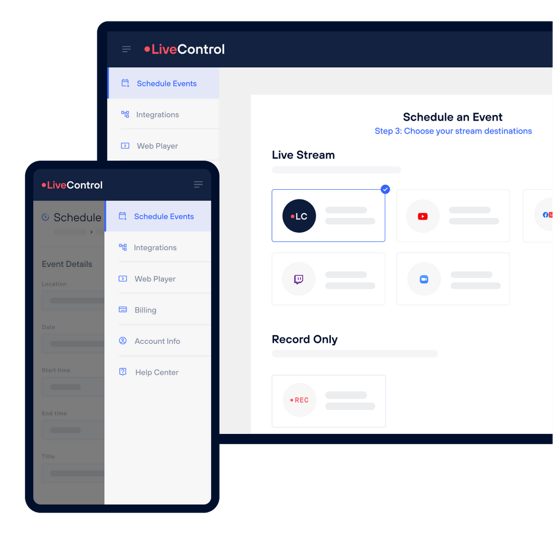LiveControl | Remote Video Production, Made Easy