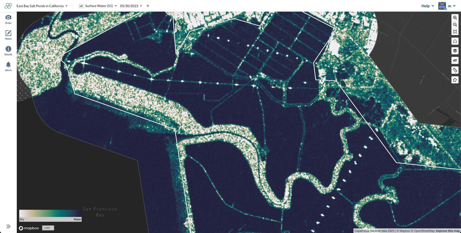 New radar-based Surface Water dataset in Lens - Upstream Tech