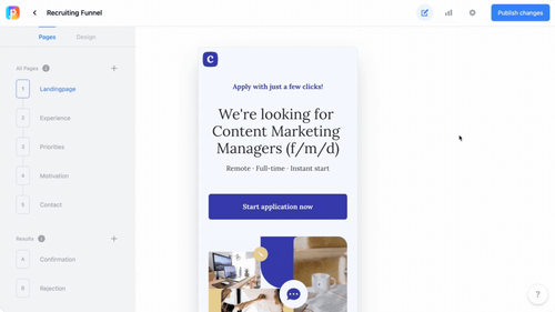 Perspective Funnels - Easily Build breathtaking Mobile Funnels