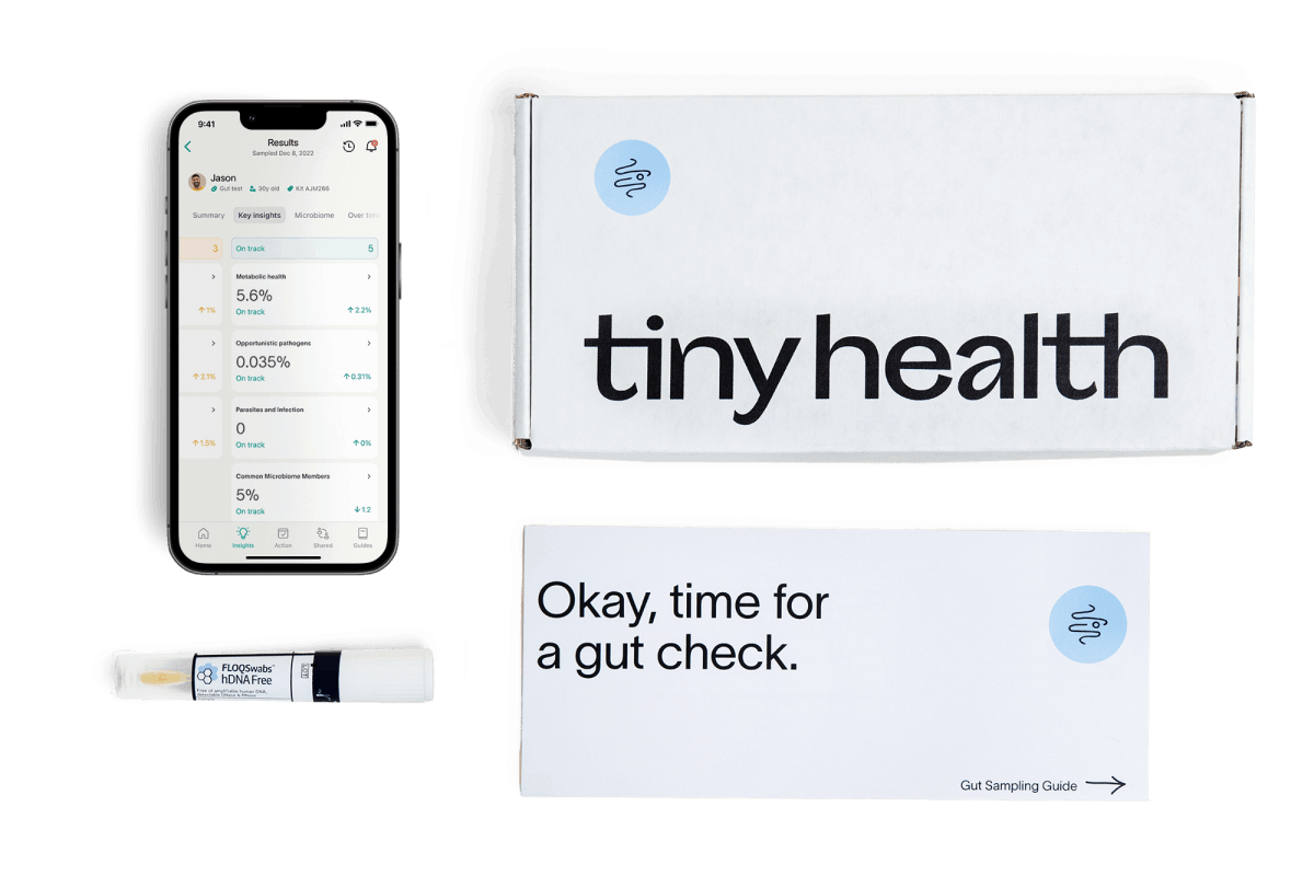 Microbiome health testing products - Tiny Health