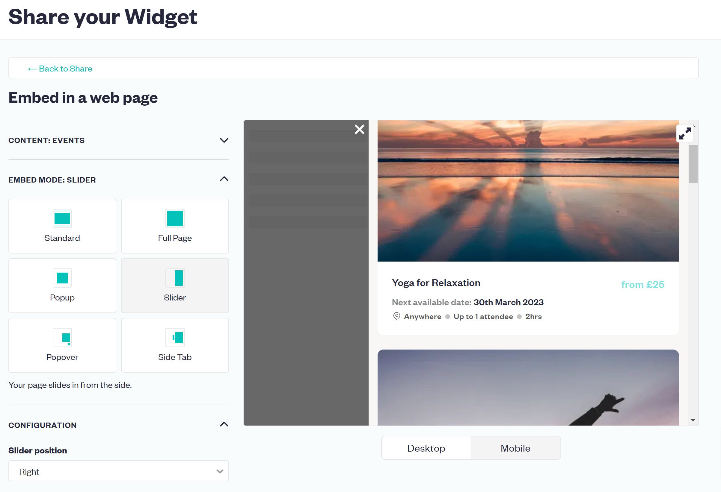 Features - Booking Widget | Baluu