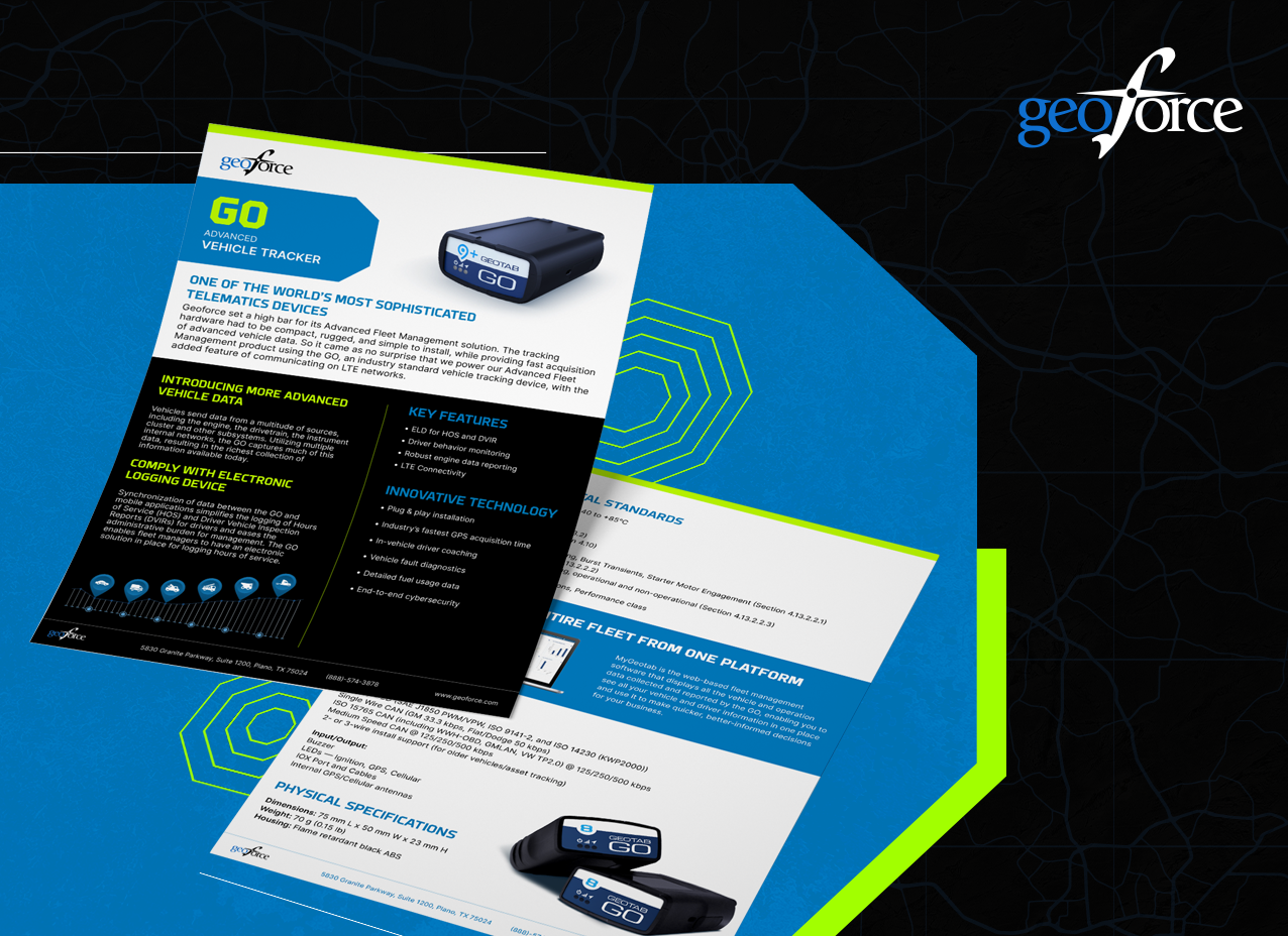Product Spec Sheets for Geoforce - Designity