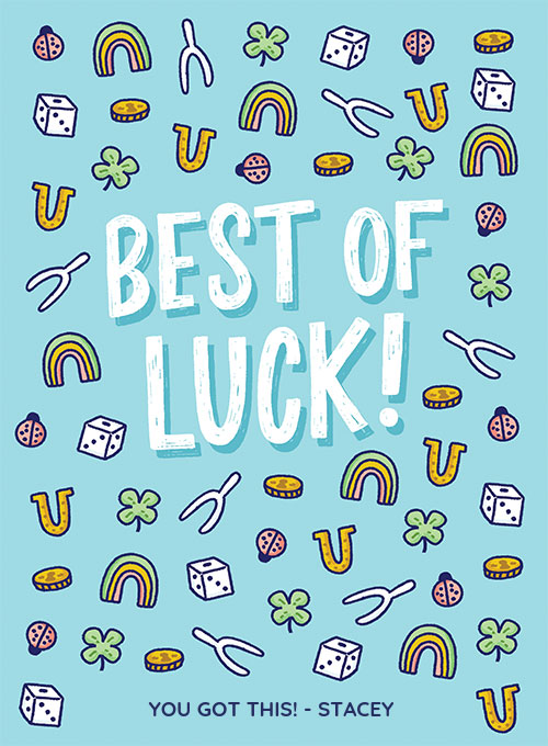 Best of Luck | Evite