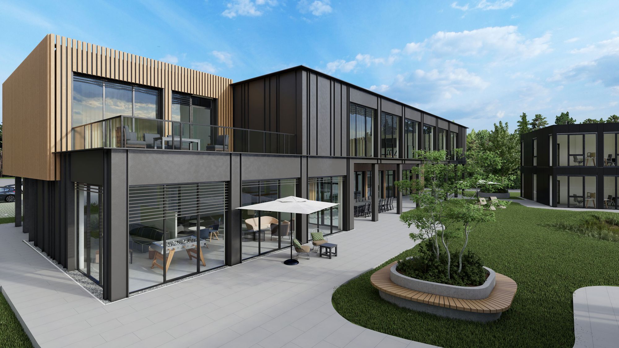 Modulare Architektur - Büro- und Verwaltungsgebäude