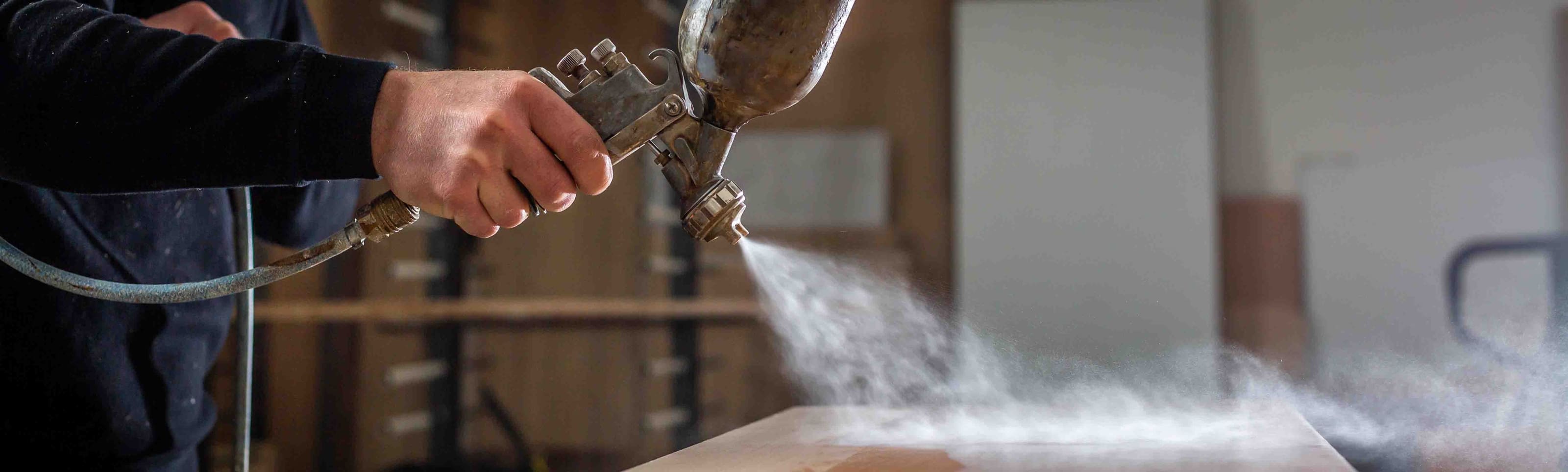 2 Pac Spray Painting | Fine Design Furniture Brisbane