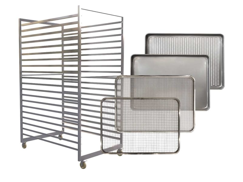 Premium 2 Cart / 60 - 120 Tray / 188 - 375 sq. ft Total tray area