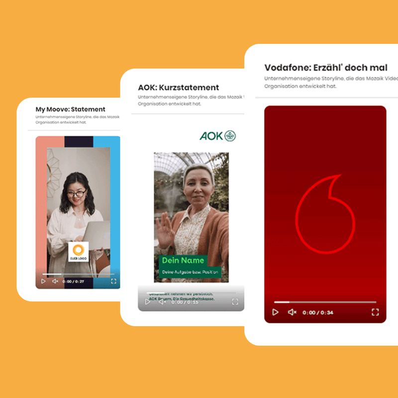 Funktion: Vorlagen-Builder | Mozaik