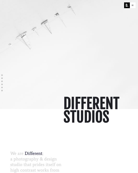 Photography Studio Webflow Template Different Studios | FlowRadar
