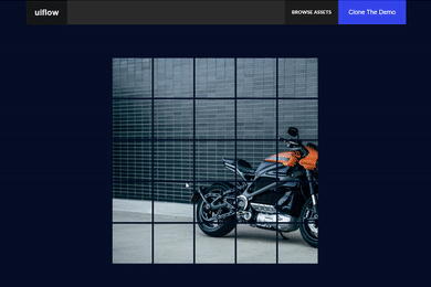 Assemble Image on Hover Webflow Cloneable | FlowRadar