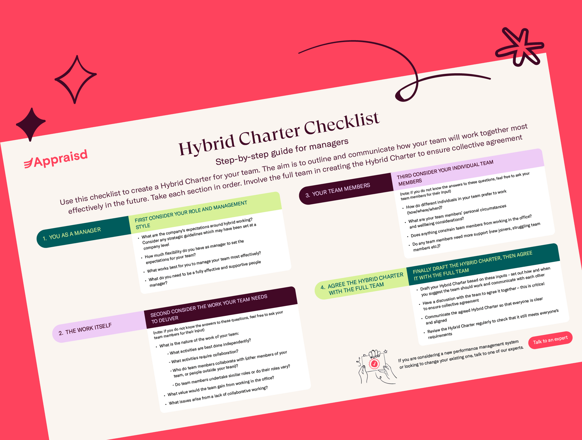 Hybrid Working Charter Checklist