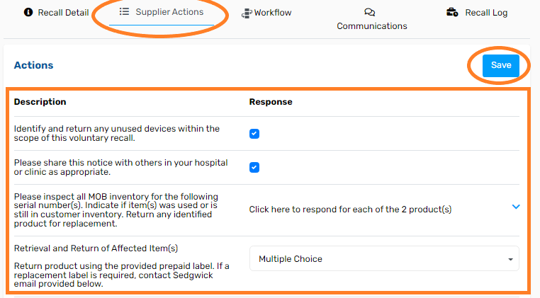 Managing Electronic Notifications from Suppliers
