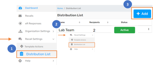 Creating Distribution Lists for Delegate Tasks