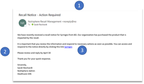 Managing Paper Recalls with NotiSphere
