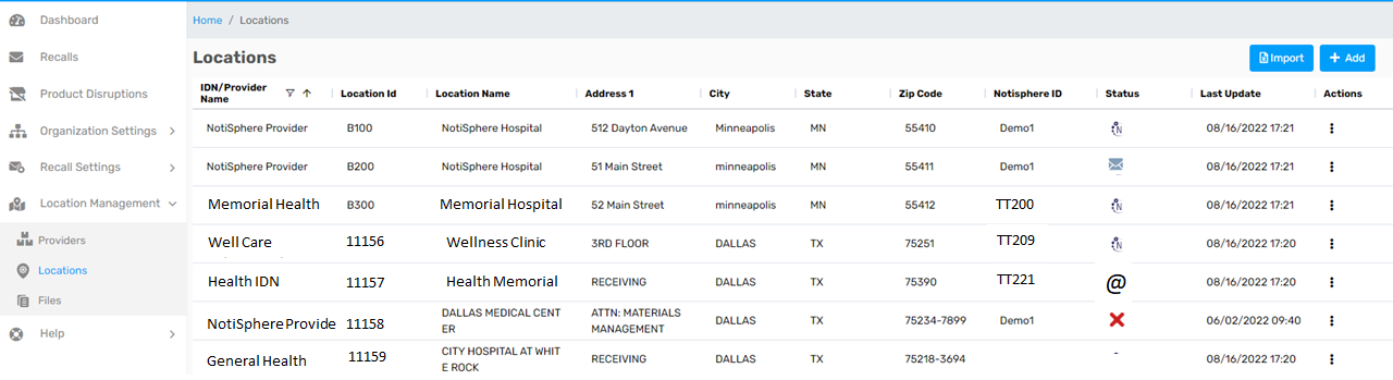 Understanding Location Management - Suppliers