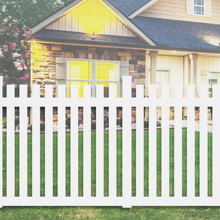 Vinyl Picket Fences - VinylFence.LA