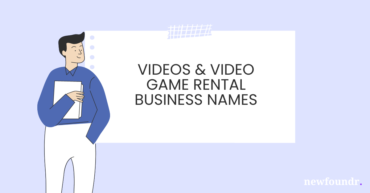 75+ Unique, Creative & Catchy Videos & Video Game Rental Business Names ...