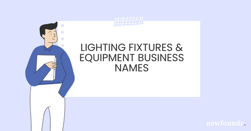 75+ Unique, Creative & Catchy Lighting Fixtures & Equipment Business ...