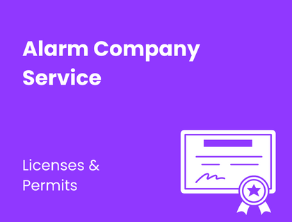 6+ Licenses and Permits You May Need to Open a Alarm Company Service