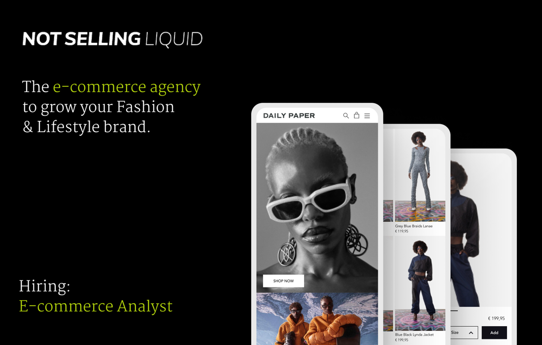 Vacatures van Not Selling Liquid | Vacature Via