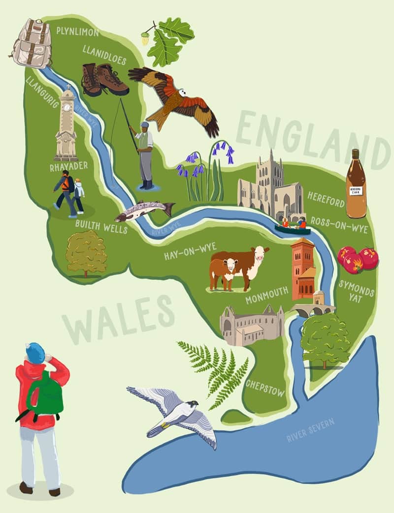 Wye Valley Walk, Walking Routes, Wales & England