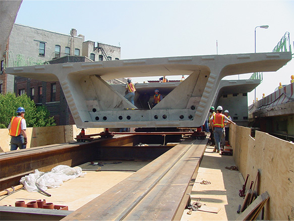 Concrete Segment Bridge Launch | Hilman Rollers