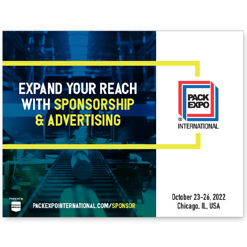 Sponsorships & Advertising | PACK EXPO International