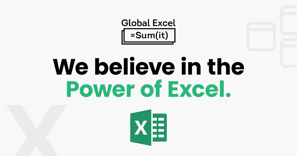 Global Excel Summit | Microsoft Excel Event | About Us